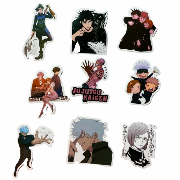 Jujutsu Kaisen | Toys | Jujutsu Kaisen Sticker Lot Anime Manga | Poshmark